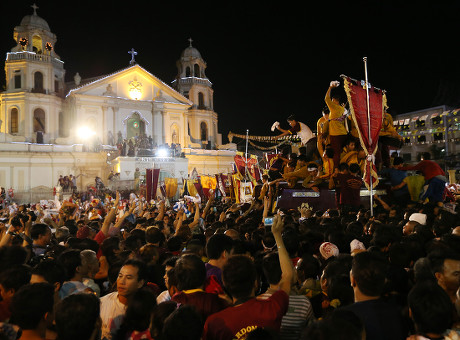 Filipino Devotees Celebrate Image Black Nazarene Editorial Stock Photo ...