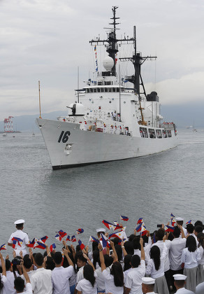 Filipino Students Wave Philippine Flags During Editorial Stock Photo ...