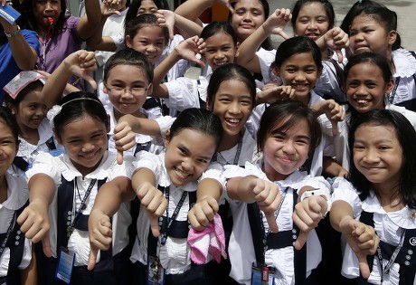 Filipino School Students St Scholastica College Editorial Stock Photo ...