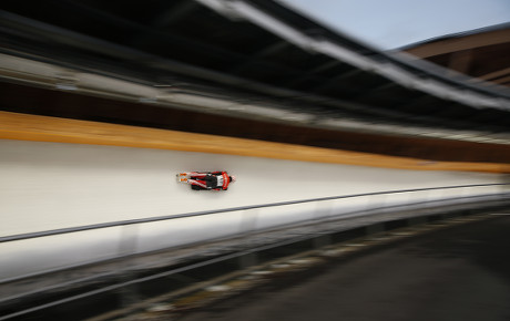 Jane Channell Canada Competes Womens Skeleton Editorial Stock Photo ...