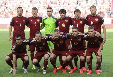 Russian National Soccer Team Players Pose Editorial Stock Photo - Stock ...