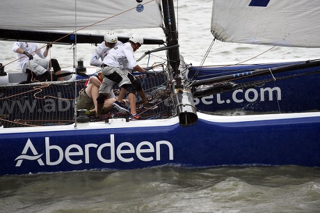 Crewmembers Team Aberdeen Sailing Yacht Singapore Editorial Stock Photo ...