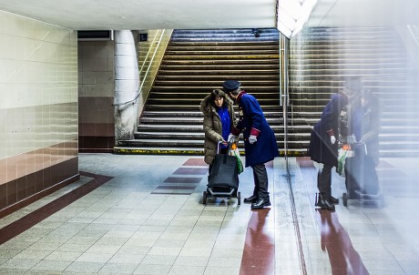 Homeless Man Named Jozef Working Luggage Editorial Stock Photo - Stock ...