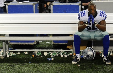 Dallas Cowboys Player Edgar Jones Sits Editorial Stock Photo - Stock ...