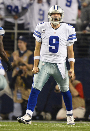 Dallas Cowboys Quarterback Tony Romo Reacts Editorial Stock Photo ...