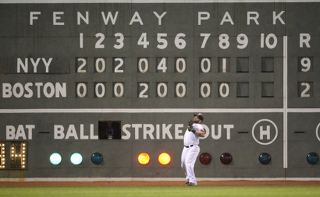 Boston Red Sox Left Fielder Jonny Editorial Stock Photo - Stock Image ...