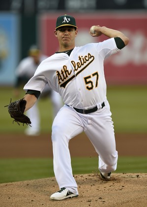 Oakland Athletics Starting Pitcher Tommy Milone Editorial Stock Photo ...