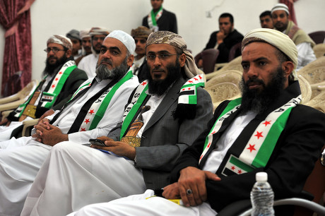 Members Yemens Salafi Movement Attend Gathering Editorial Stock Photo ...