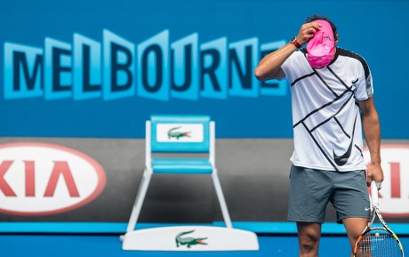 Rafael Nadal Spain Turns His Cap Editorial Stock Photo - Stock Image ...