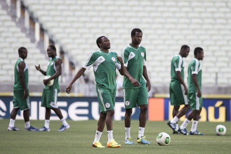 Nigerian National Soccer Team Players Attend Editorial Stock Photo ...