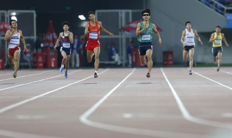 Athletes Compete Mens 400m Final Athletics Editorial Stock Photo ...
