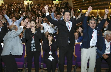 Japanese Olympians Tokyo Olympic Bidding Committee Editorial Stock ...
