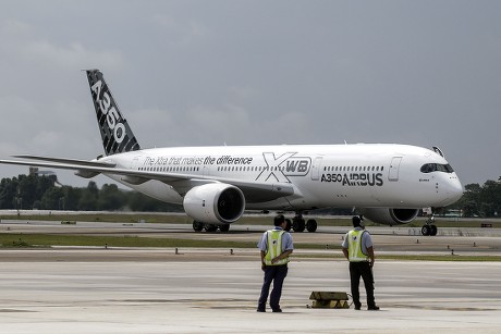 New Airbus A350 Xwb Extra Wide Editorial Stock Photo - Stock Image ...