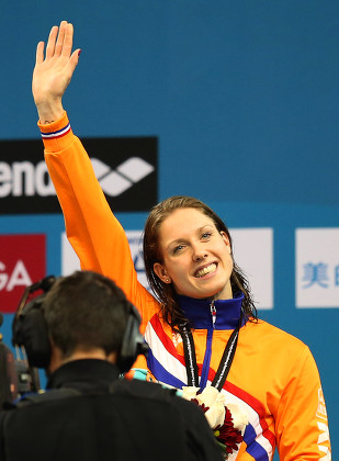 Dutch Swimmer Moniek Nijhuis Celebrates On Editorial Stock Photo ...