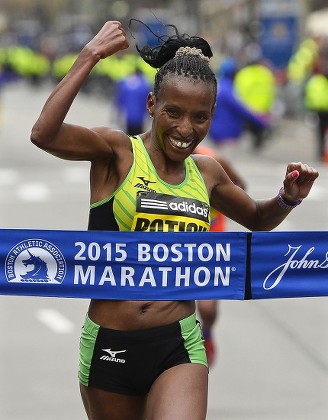 Caroline Rotich Kenya Celebrates While Crossing Editorial Stock Photo ...
