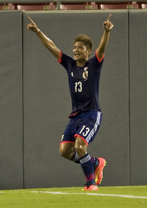 Japans Yoshito Okubo Celebrates His Gamewinning Editorial Stock Photo ...