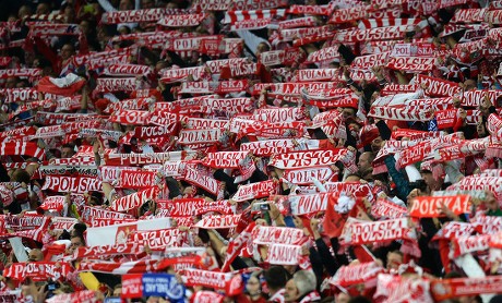 Poland Fans During Fifa World Cup Editorial Stock Photo - Stock Image ...