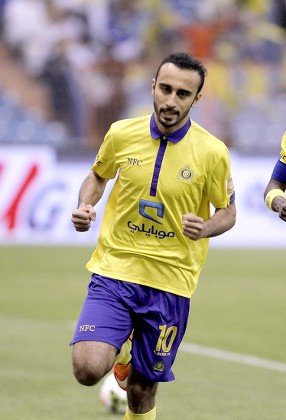 Alnassr Player Mohammad Al Sahlawi Celebrates Editorial Stock Photo ...