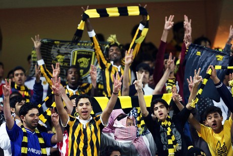 Alittihad Fans Cheer Their Team During Editorial Stock Photo - Stock ...