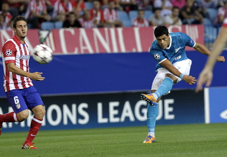 Zenit St Petersburgs Brazilian Striker Hulk Editorial Stock Photo ...