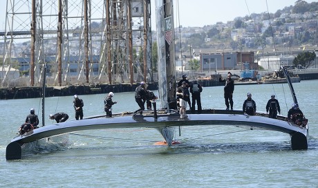 Oracle Team Usa Crew Board Oracle Editorial Stock Photo - Stock Image ...