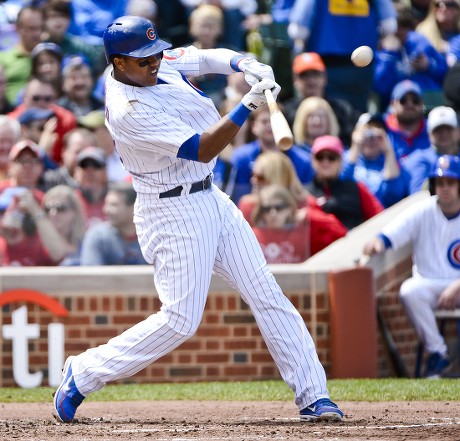 Chicago Cubs Infielder Starlin Castro Hits Editorial Stock Photo ...