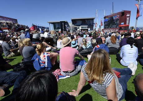 Sailing Fans Watch Emirates Team New Editorial Stock Photo - Stock ...