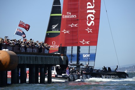 Sailing Fans Watch Emirates Team New Editorial Stock Photo - Stock ...