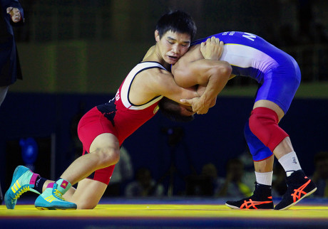 __COUNT__ Uzbekistan Wrestling World Championships - Sep 2014 Stock ...