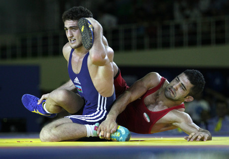 __COUNT__ Uzbekistan Wrestling World Championships - Sep 2014 Stock ...