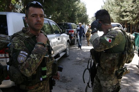 Italian Soldiers Natoled International Security Assistance Editorial ...