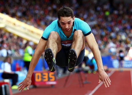 Russias Aleksandr Menkov Competes During Mens Editorial Stock Photo ...
