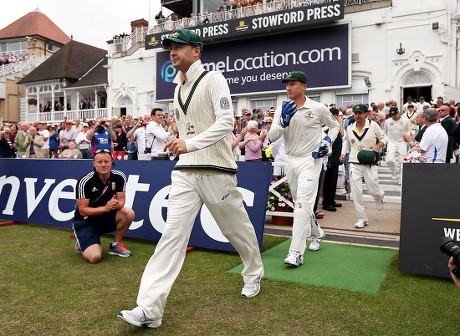Englands Kevin Pietersen Makes His Crease Editorial Stock Photo - Stock ...