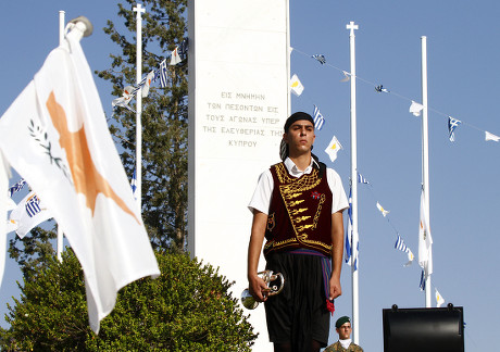 Man Wearing Cypriot Traditional Uniform Stands Editorial Stock Photo ...