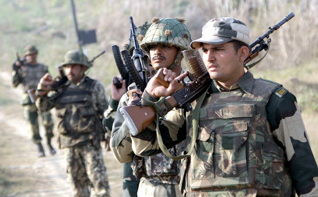 Indian Border Security Force Bsf Soldiers Editorial Stock Photo - Stock ...