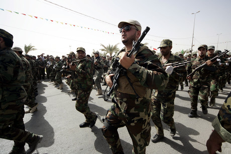Members Newly Established Shiite Militia Peace Editorial Stock Photo ...