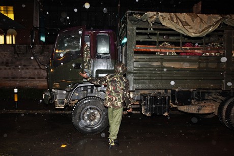 Kenyan Paramilitary Police Officers General Service Editorial Stock ...