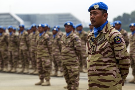 Malaysian Army Peacekeeper Commander Colonel Khaswadi Editorial Stock ...