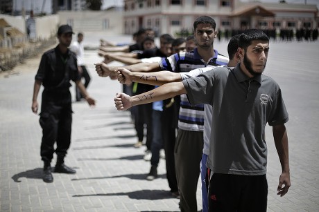Palestinian Applicants Marked Numbers On Their Editorial Stock Photo ...