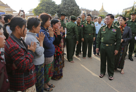 Myanmar Military Commenderinchief Senior General Min Editorial Stock ...