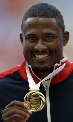 David Oliver Usa Poses His Gold Editorial Stock Photo - Stock Image ...