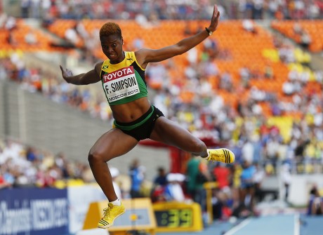 Francine Simpson Jamaica Competes Womens Long Editorial Stock Photo ...