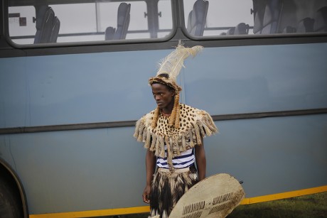 Zulu Dancer Prepares Perform During Boer Editorial Stock Photo - Stock ...