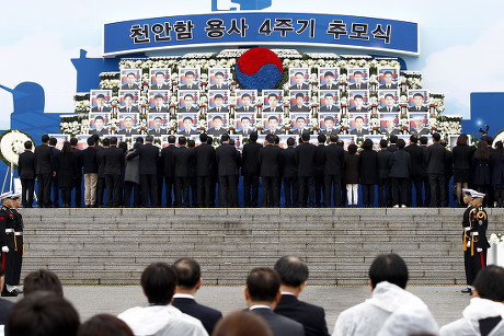 Relatives Victims Sinking Cheonan Warship Offer Editorial Stock Photo ...