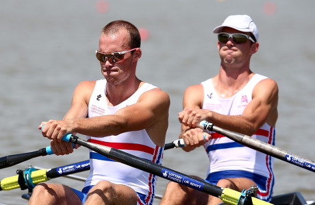 Britains Richard Chambers Peter Chambers Compete Editorial Stock Photo ...