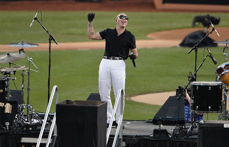 Us Singer Pitbull Performs Before Major Editorial Stock Photo - Stock ...