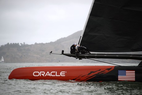 Oracle Team Usa Working On Sail Editorial Stock Photo - Stock Image ...