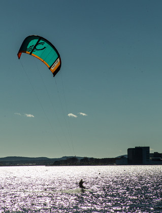 Dmitry Sherman Belmont Massachusetts Kite Surfs Editorial Stock Photo ...