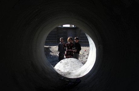 Afghan Children Temporary Shelter Internally Displaced Editorial Stock ...