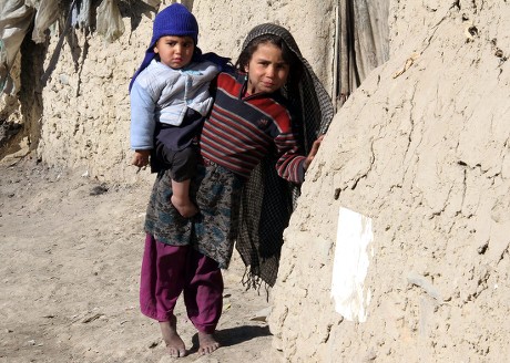 Afghan Children Temporary Shelter Internally Displaced Editorial Stock ...
